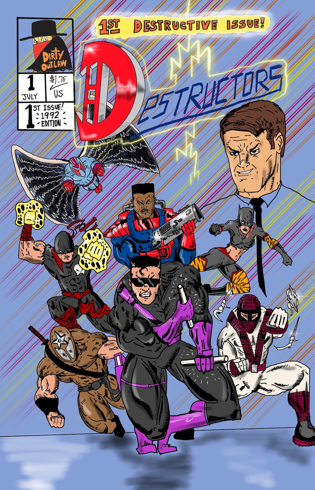 DESTRUCTORS Remastered 1992 Edition #1 - Etsy