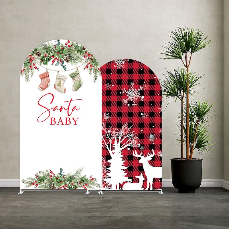 Backdrop Arch Cover Red - Etsy