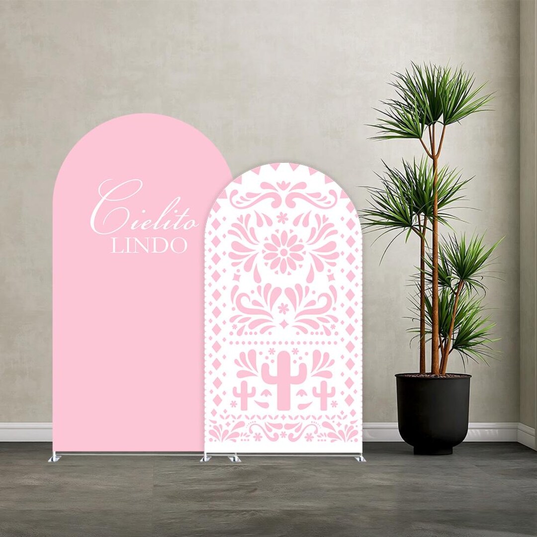 Fiesta Arch Backdrop Cover: Pink Cielito Lindo Mexican Party Decor - Etsy