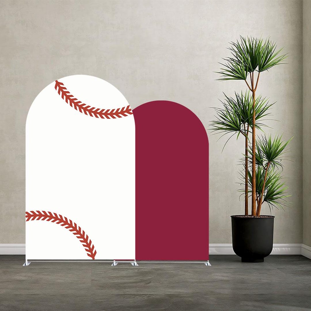 Baseball Arch Backdrop Cover: Sports Theme Party Decoration - Etsy