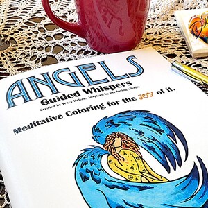 Coloring Book "angels Guided Whispers" - Etsy