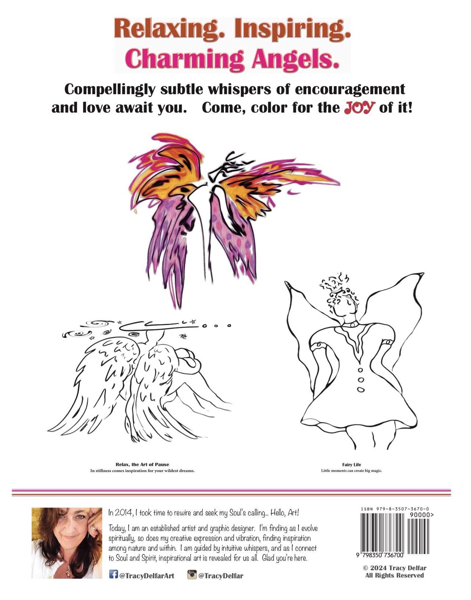 Coloring Book "angels Guided Whispers" - Etsy