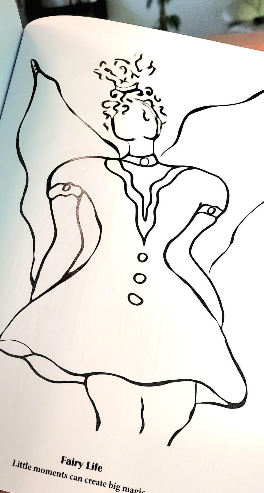 Coloring Book "angels Guided Whispers" - Etsy