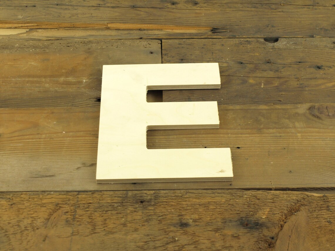 Unfinished 10 inch Decorative Wooden letter | Etsy