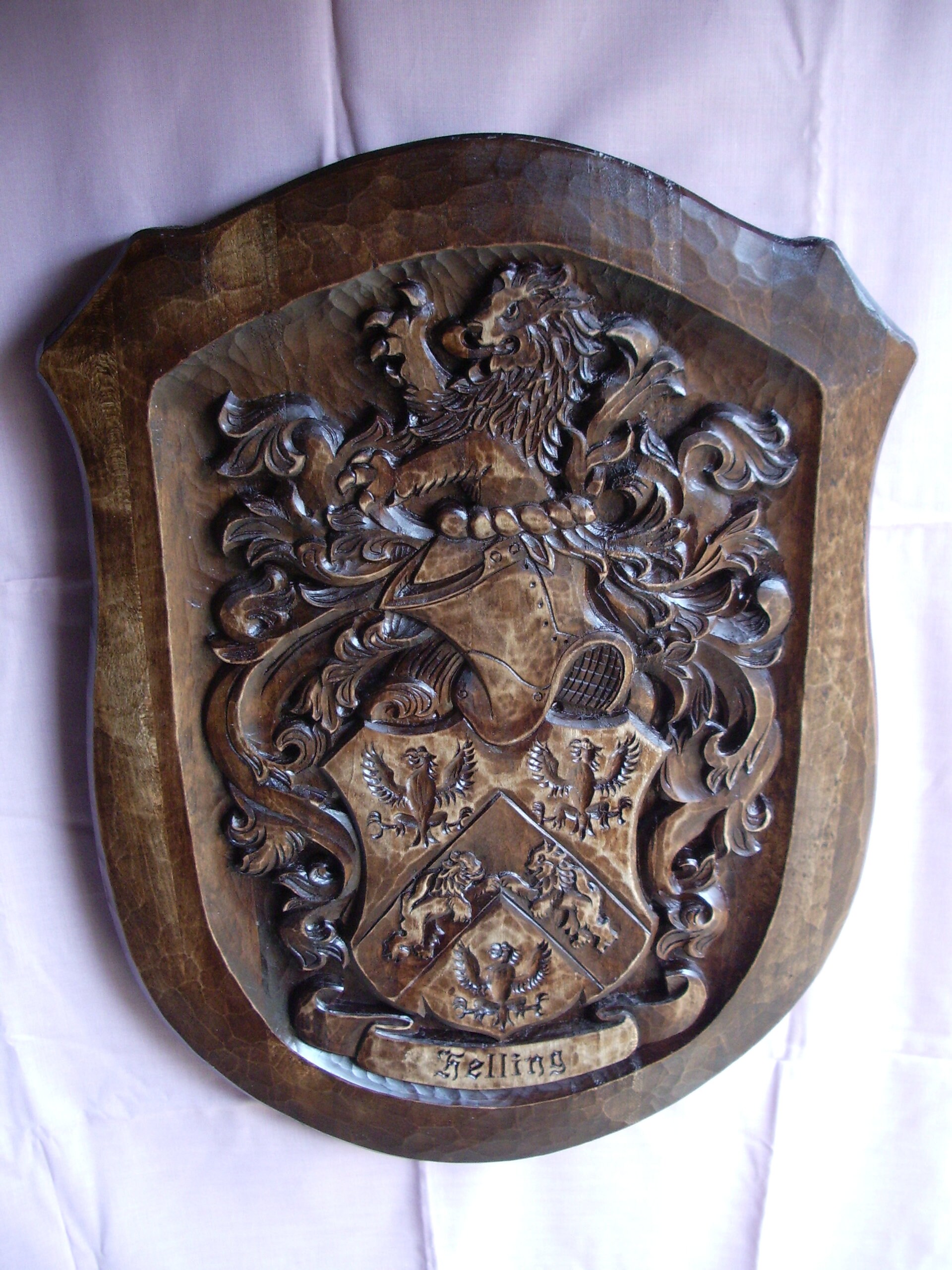 Familienwappen Wappen Personalisiert Familienschild Holz - Etsy.de