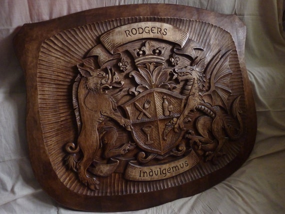 Custom Family Crest Coat of Arms Personalized Family Shield | Etsy