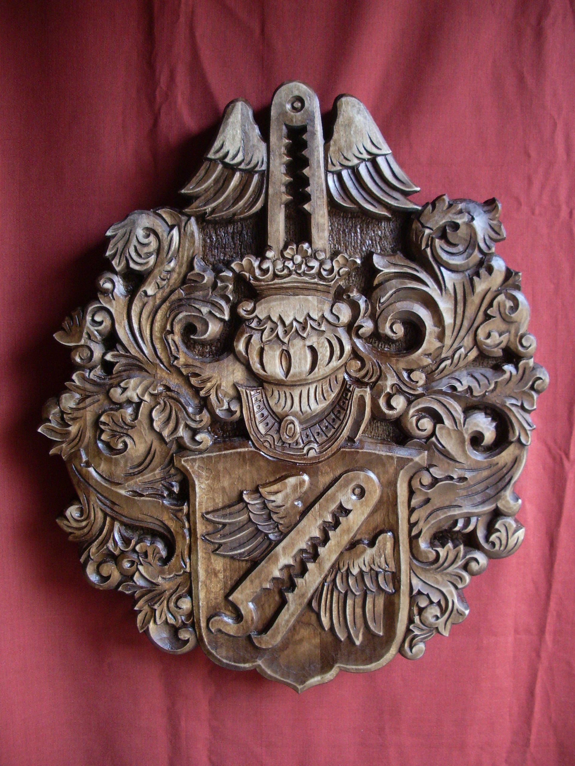 Custom Family Shield Coat of Arms Personalized Family Crest | Etsy