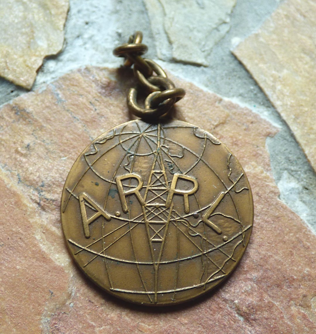 1949 American Radio Relay League (A.R.R.L.) Metal Fob 15th Int'l DX ...