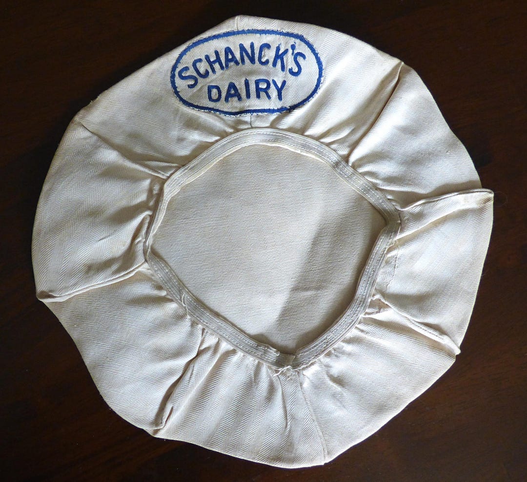 Vintage 1950's SCHANCK'S DAIRY Keyport NJ Milkman Hat Cap - Etsy