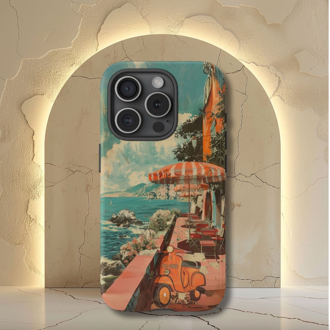 Capri Collage Phone Case - Etsy