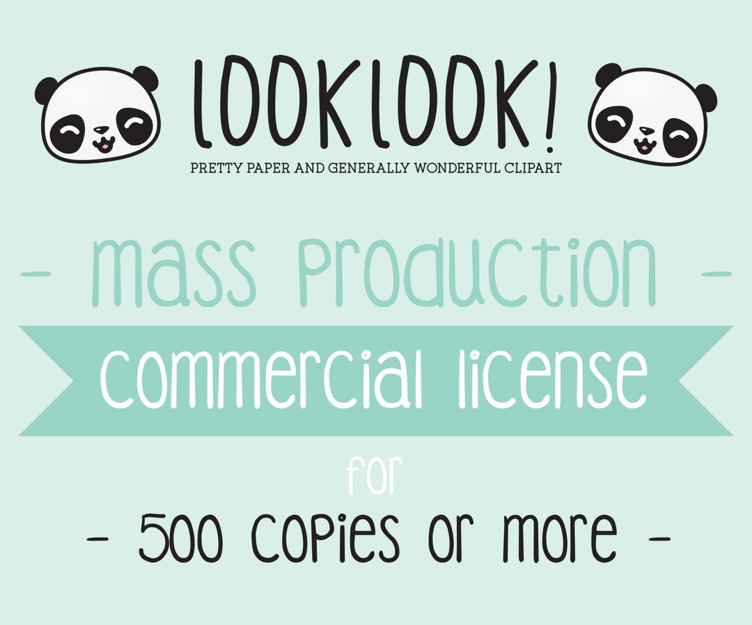 Commercial Use License Mass Production License 500 Copies or More No ...