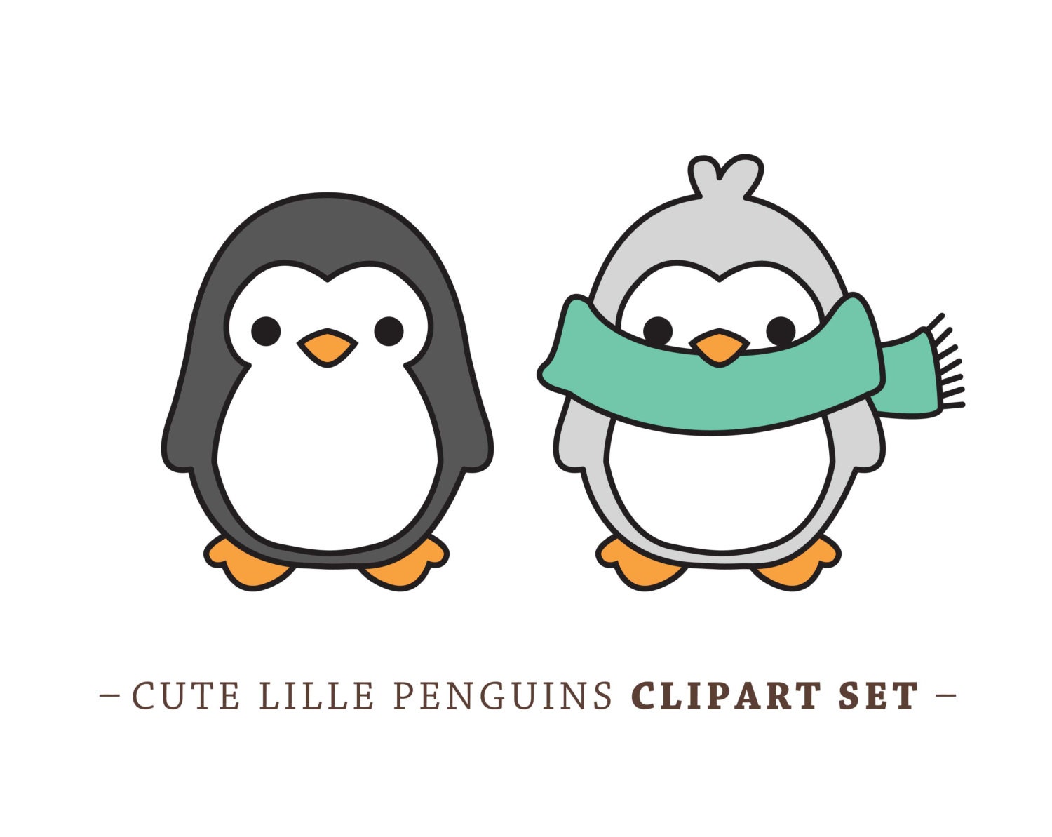 Cute Penguin Clipart