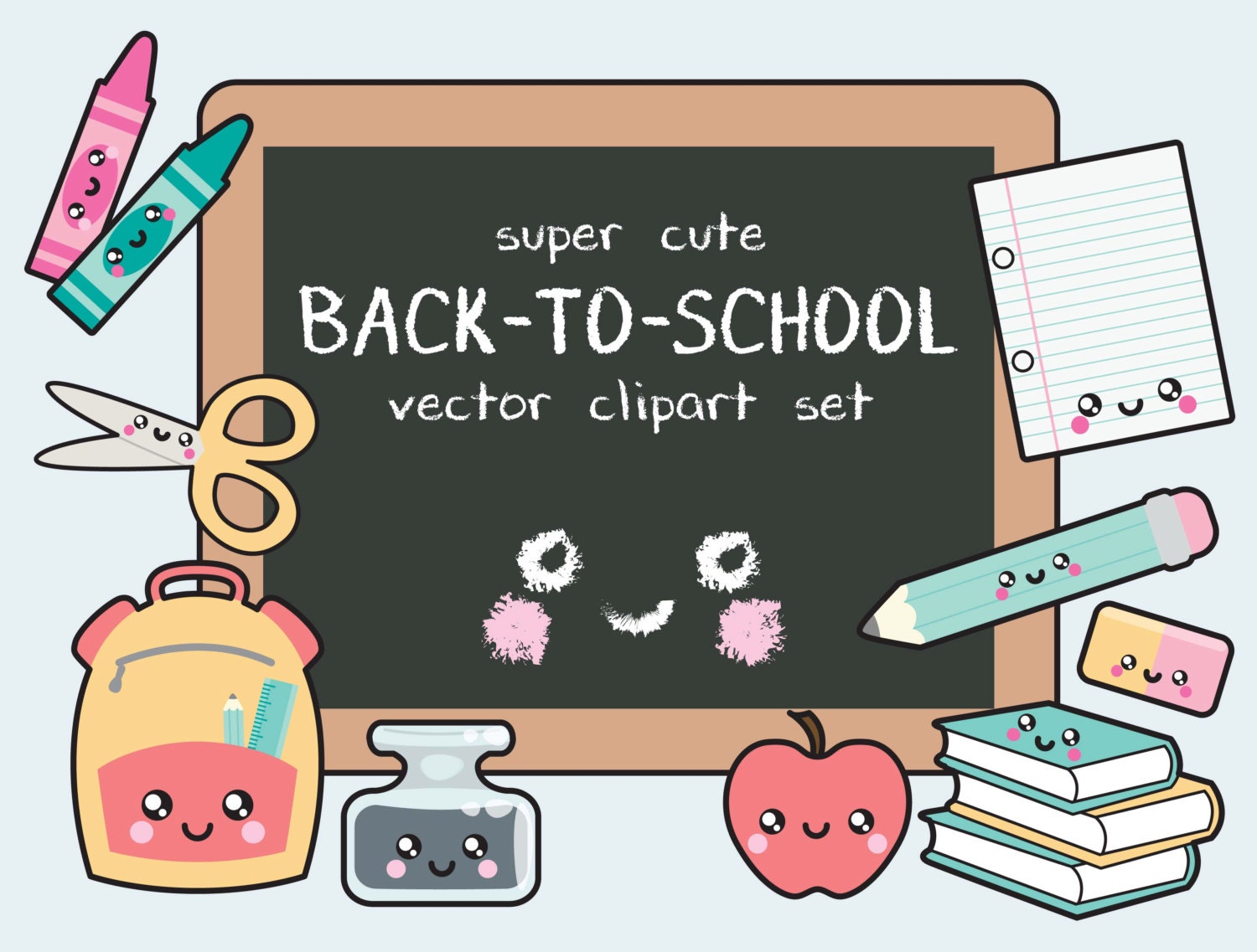 Cute Back To School Clipart