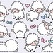 Premium Vector Clipart - Kawaii Lambs - Cute Lamb Clipart Set - High ...