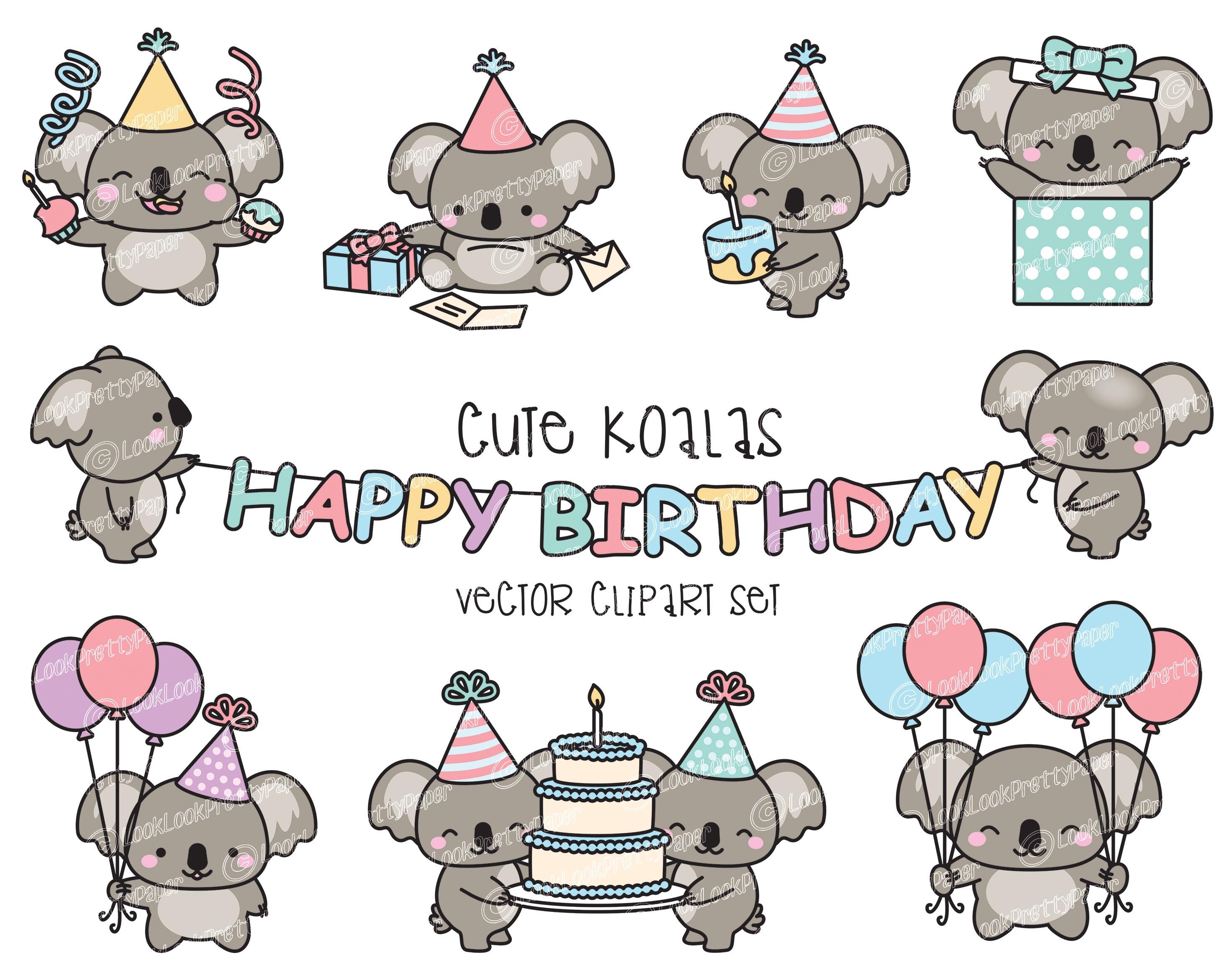 Happy Koala Clip Art