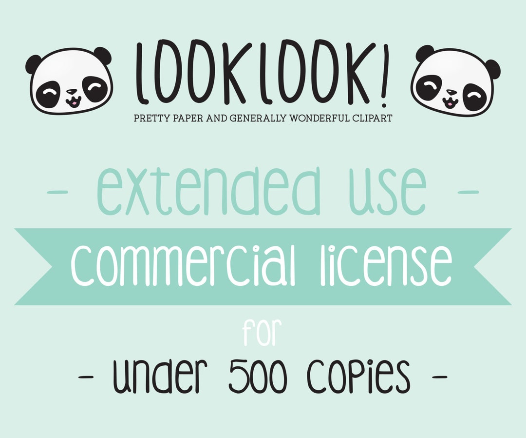 Commercial Use License Extended Use License Under 500 Copies No Credit ...