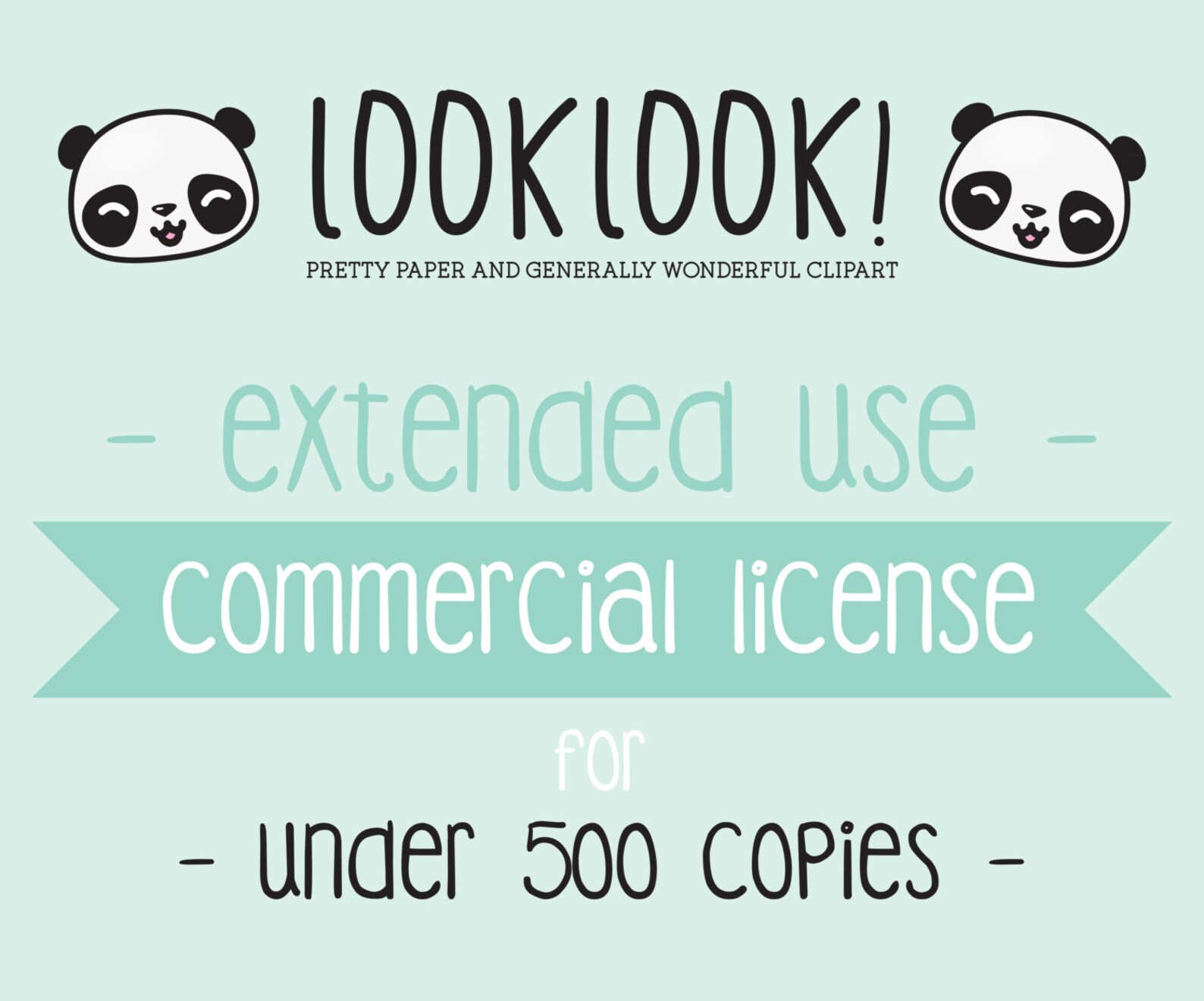 Commercial Use License Extended Use License Under 500 - Etsy