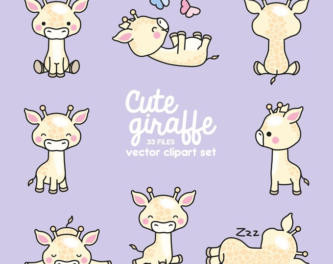 Premium Vector Clipart - Kawaii Cat Outlines - Cute Cat Outlines ...
