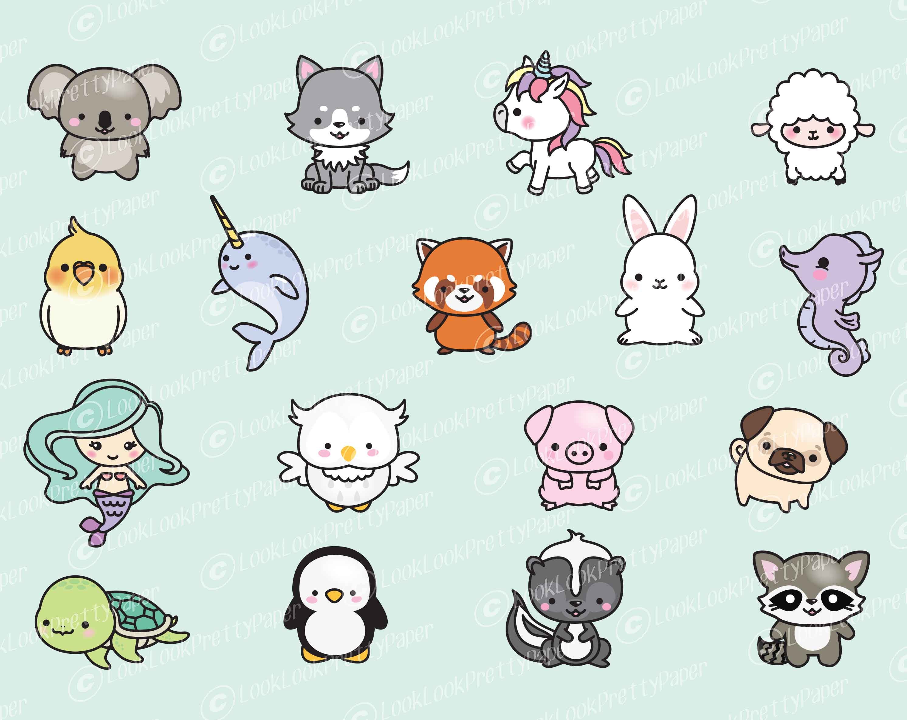 Premium Vector Clipart Full Collection of Cute Clipart | Etsy