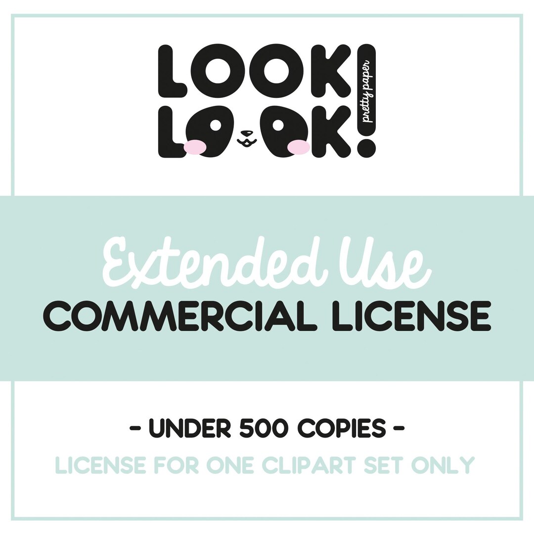 Commercial Use License - Extended Use License - Under 500 Copies - No ...