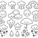 Premium Vector Clipart - Kawaii Weather Clipart - Kawaii Weather Clip ...