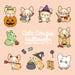 Premium Vector Clipart Kawaii Cats Cute Cats Clipart Set High Quality ...