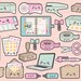 Premium Vector Clipart - Kawaii Planning Clipart - Kawaii Planner Clip ...