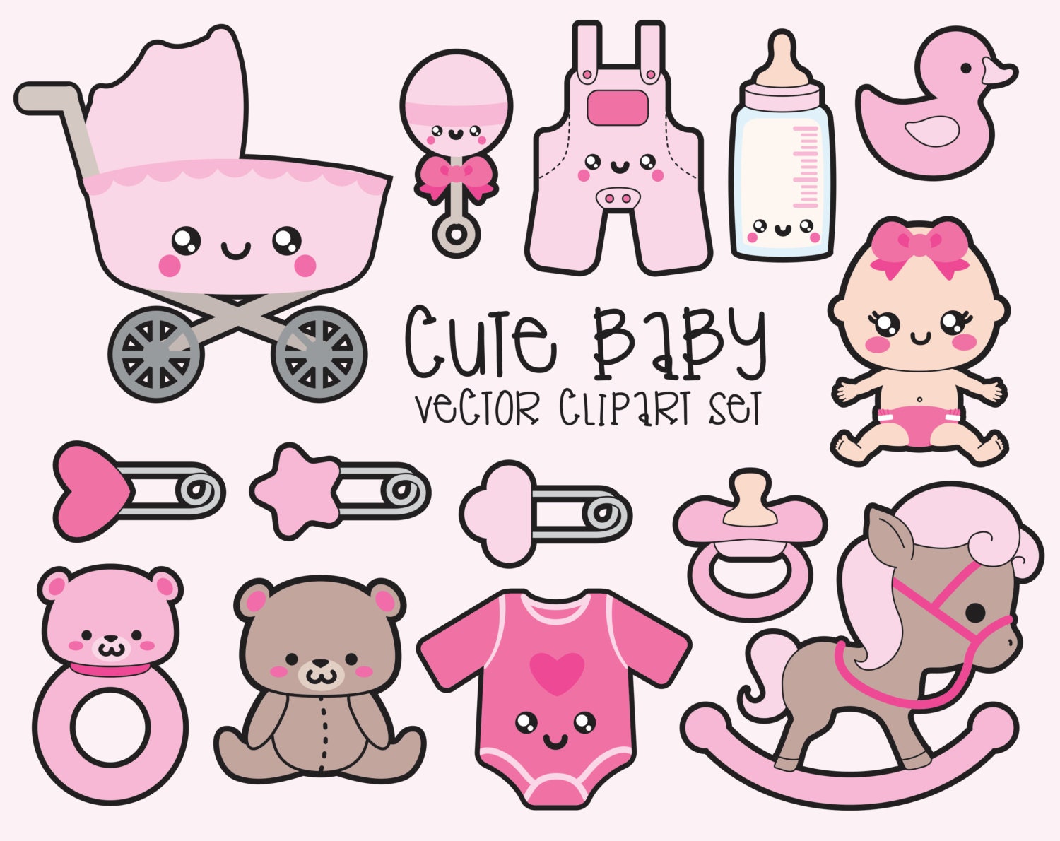 Pink Baby Clip Art