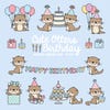 Premium Vector Clipart Kawaii Elephant Cute Elephant Clipart Set High ...
