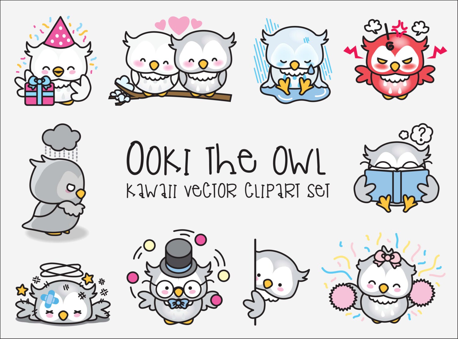 Owl Math Clip Art
