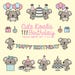 Premium Vector Clipart Kawaii Pug Cute Pugs Planning Clipart Instant ...
