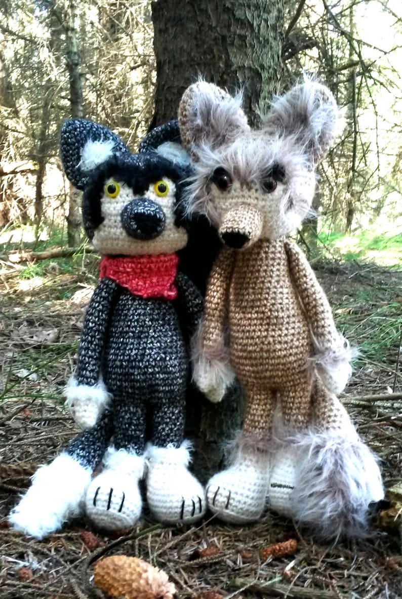 Grote boze wolf - Etsy Nederland