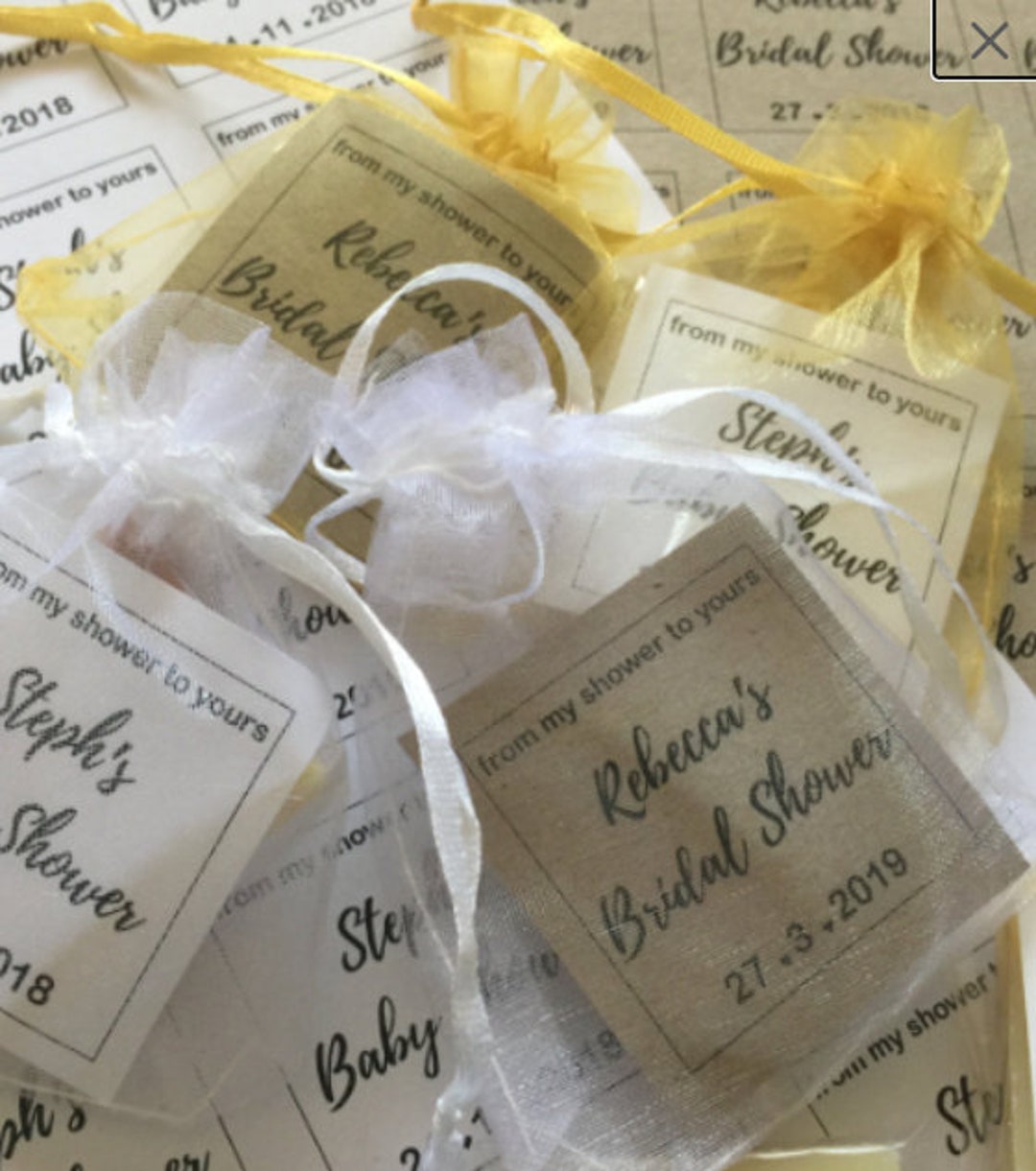 Personalized Mini Favour Soaps, Mini Guest Soaps, Mini Favour Soaps ...