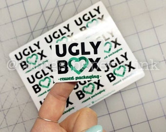 Reused Box Sticker - Etsy