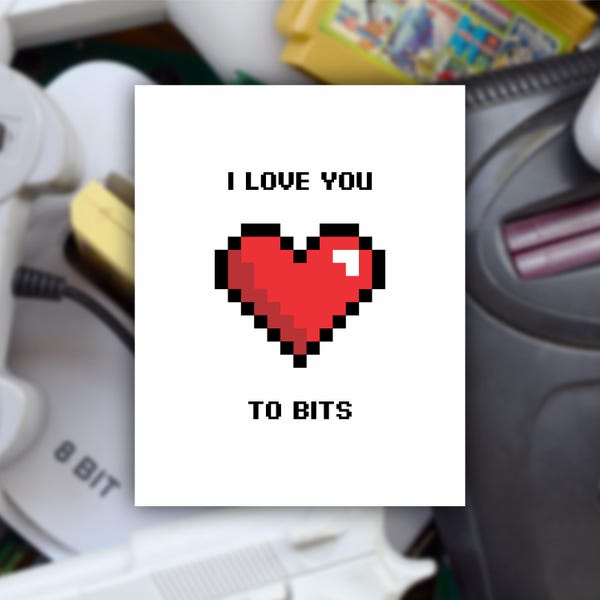 Nerd Love Card - Etsy