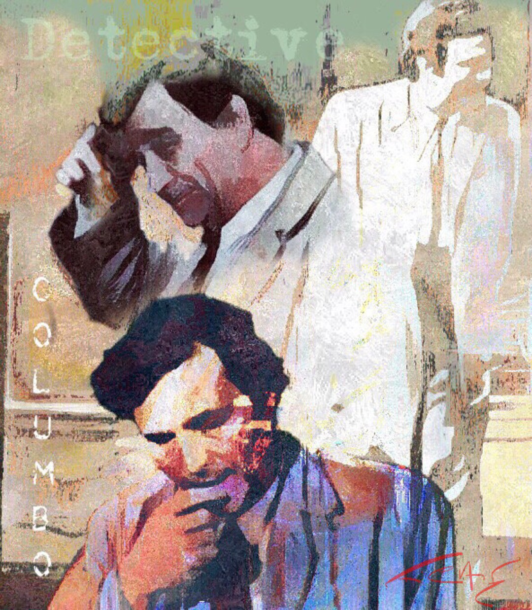 Columbo Poster Direct From the Artist - Etsy
