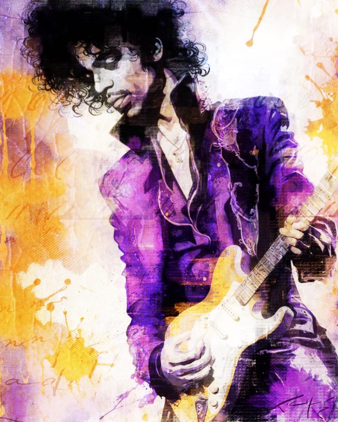 Prince Print Poster - Direct From the Artist - Etsy