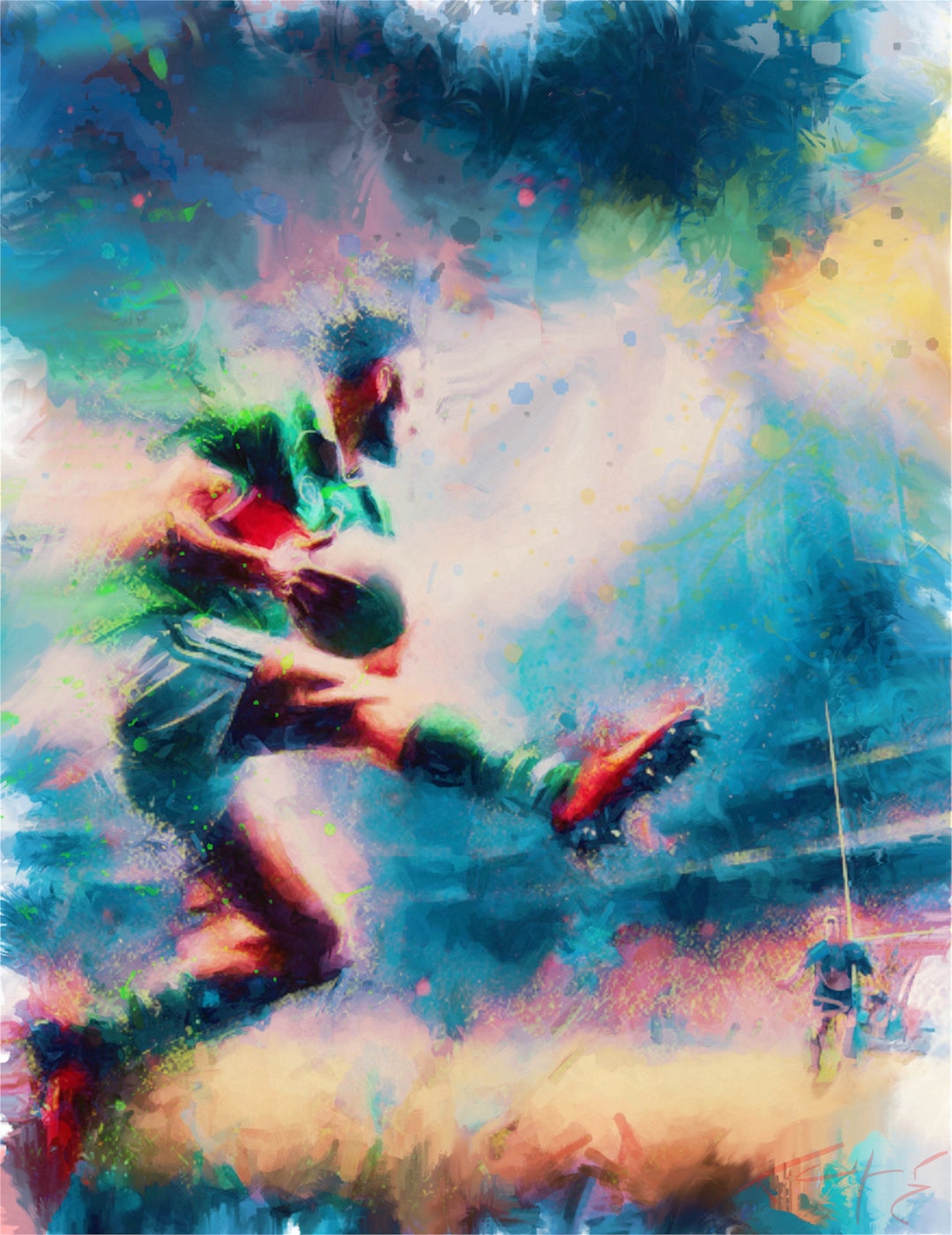 Irish Gaelic Football Poster - Direct From the Artist - Etsy