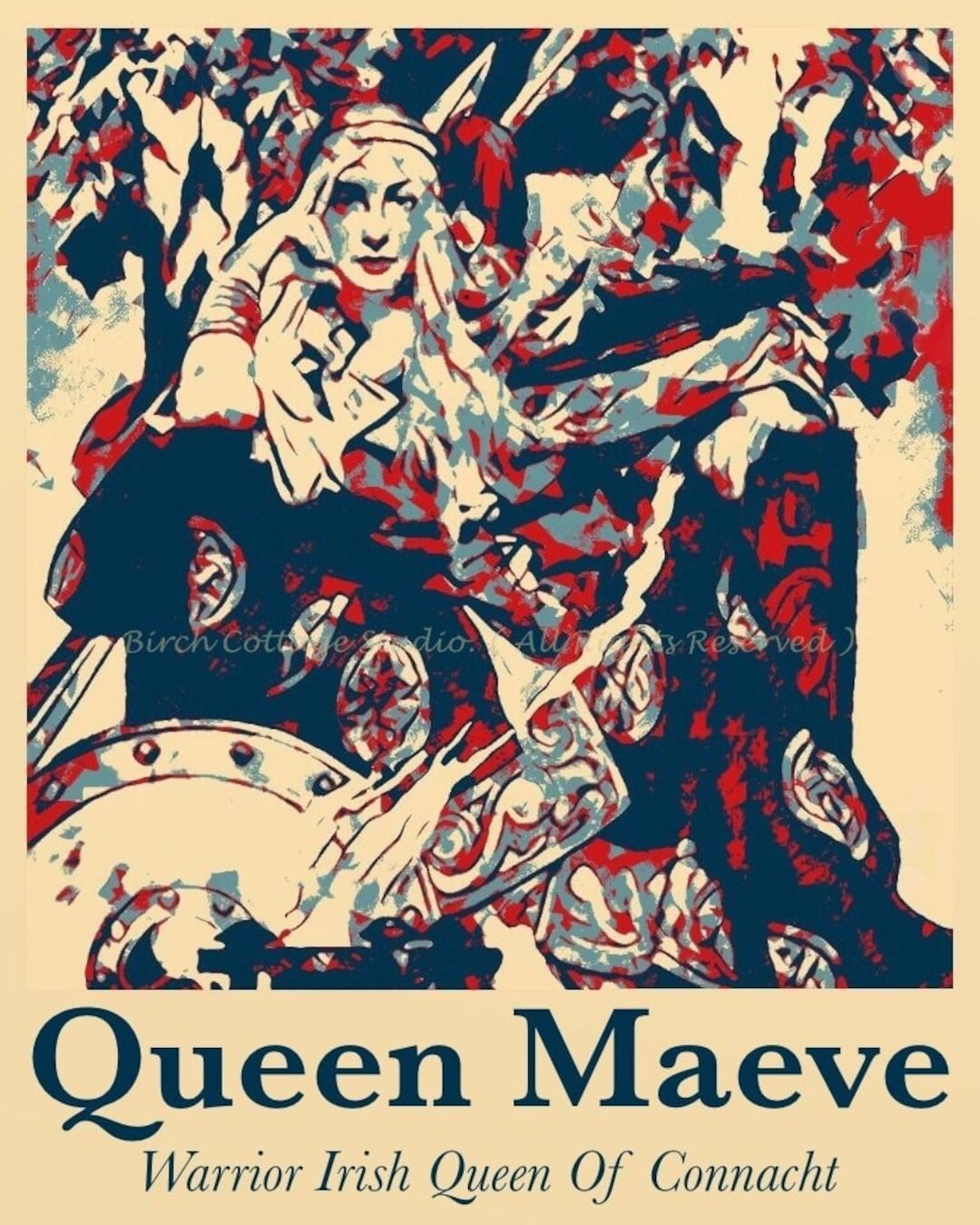 Queen Maeve, Print Poster - Direct From the Artist - Etsy