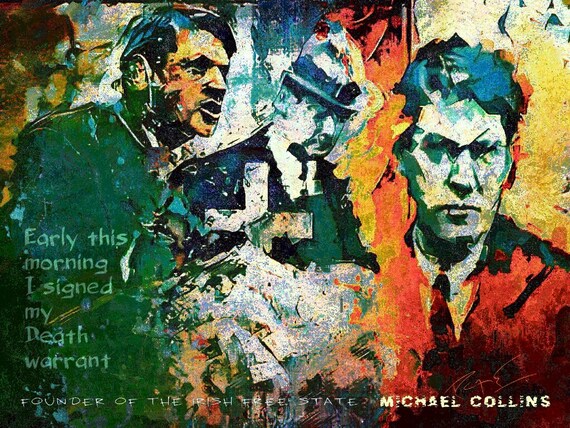 Michael Collins Portrait Print Poster Direct From the - Etsy