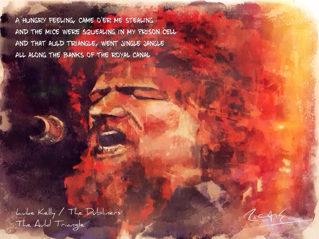 Luke Kelly, the Dubliners Print - Direct From the Artist - Etsy
