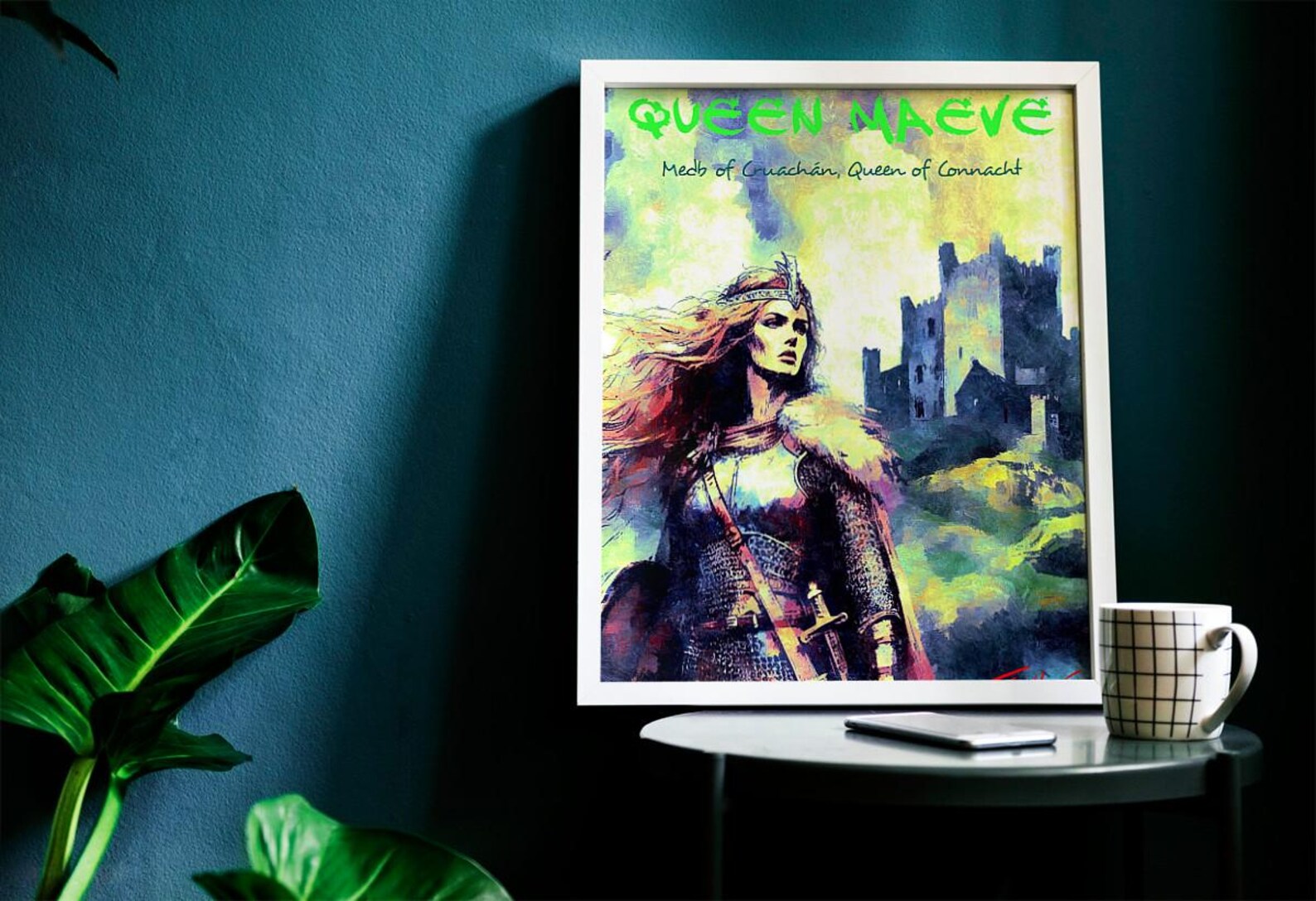 Queen Maeve of Connacht, Print Poster - Direct From the Artist - Etsy