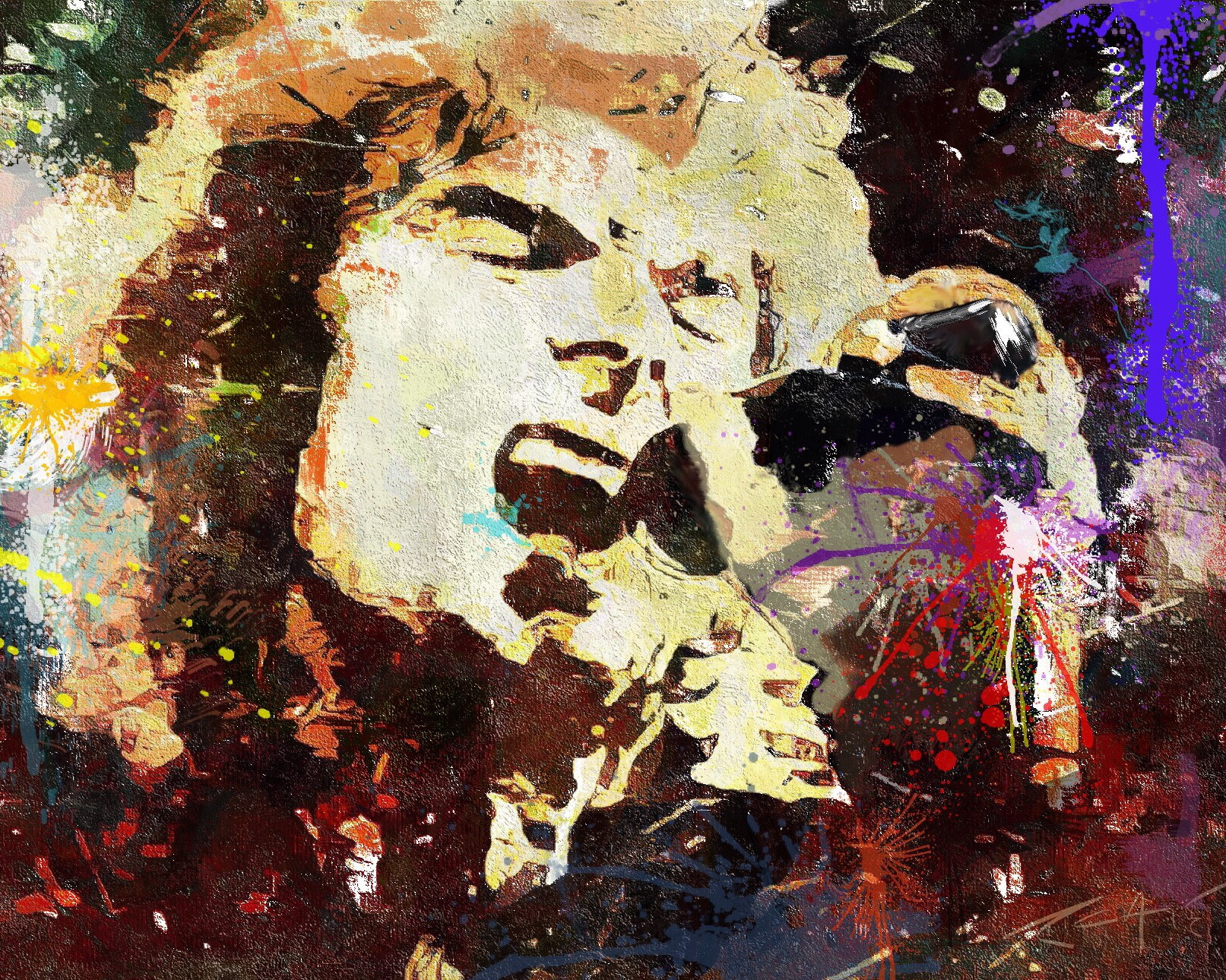 Van Morrison, Portrait Art, Print Poster - Direct From the Artist - Etsy