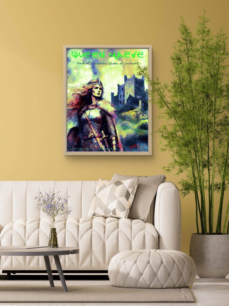 Queen Maeve of Connacht, Print Poster - Direct From the Artist - Etsy