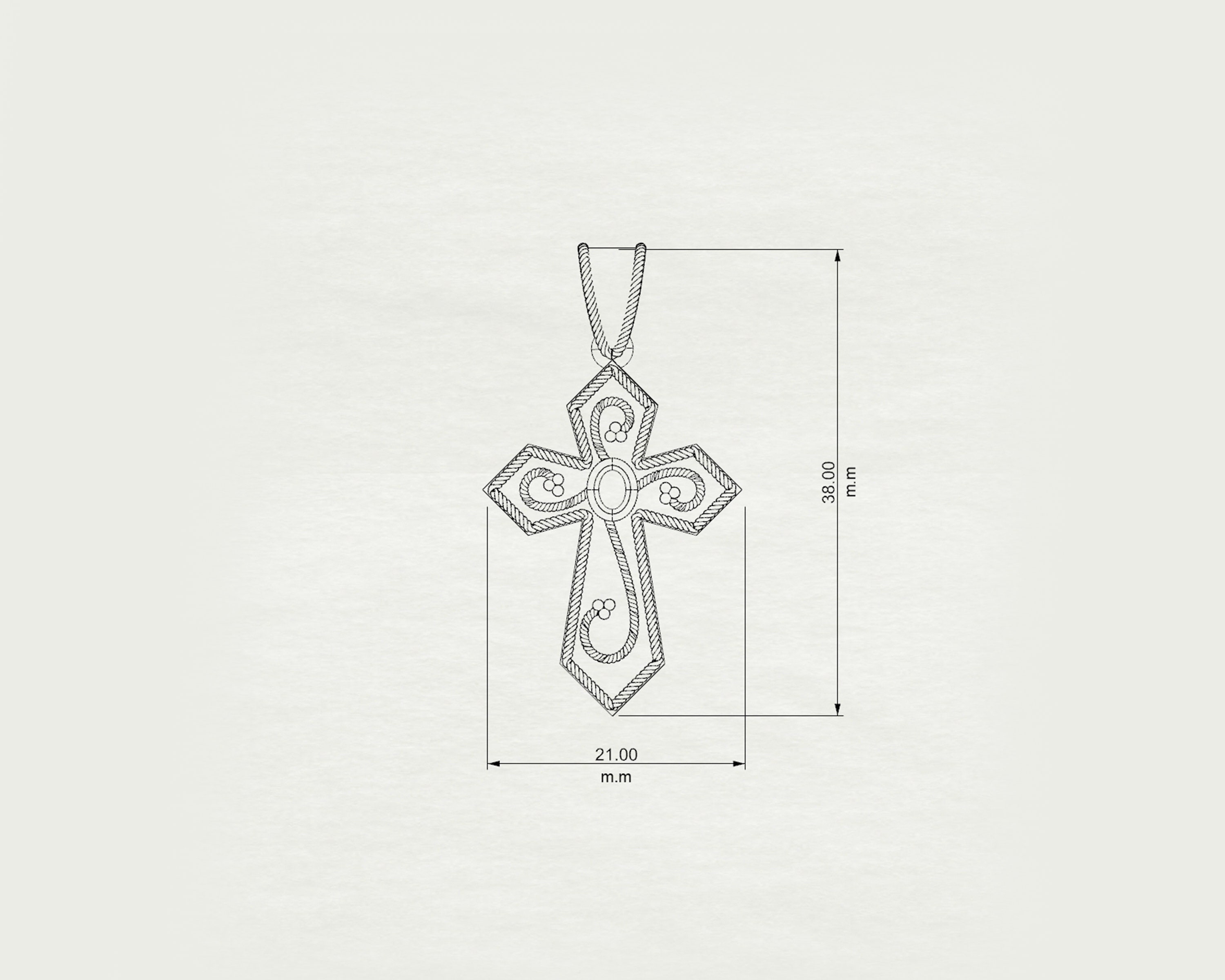 Ruby Cross 18K Solid Gold Byzantine Cross Greek Cross Gold | Etsy