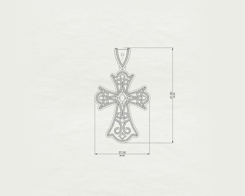 Ruby Sapphire Emerald Cross 18K Solid Gold Byzantine Cross | Etsy