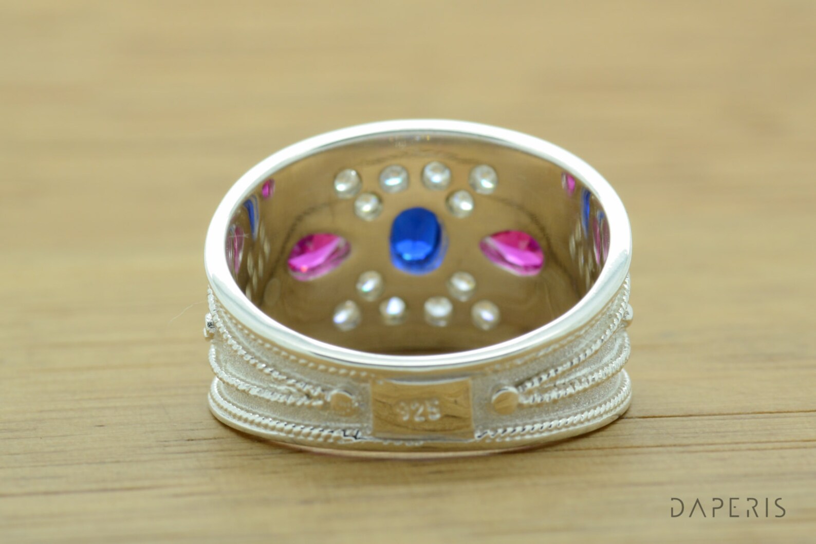 Silver Stone Statement Rings Delicate Ring Gift Cubic | Etsy