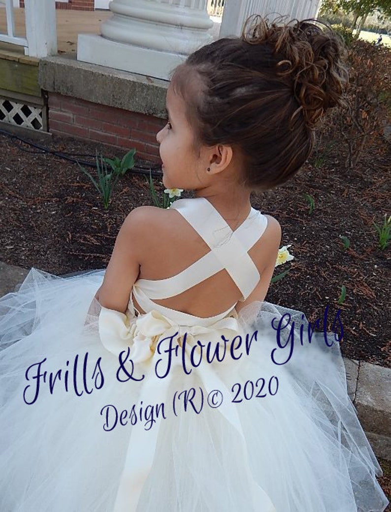 Ivory Flower Girl Dress Lace Halter Tutu Corset Tutu Dress Etsy