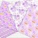 Birthday Digital Paper Purple Party Paper Pack Birthday Cake | Etsy
