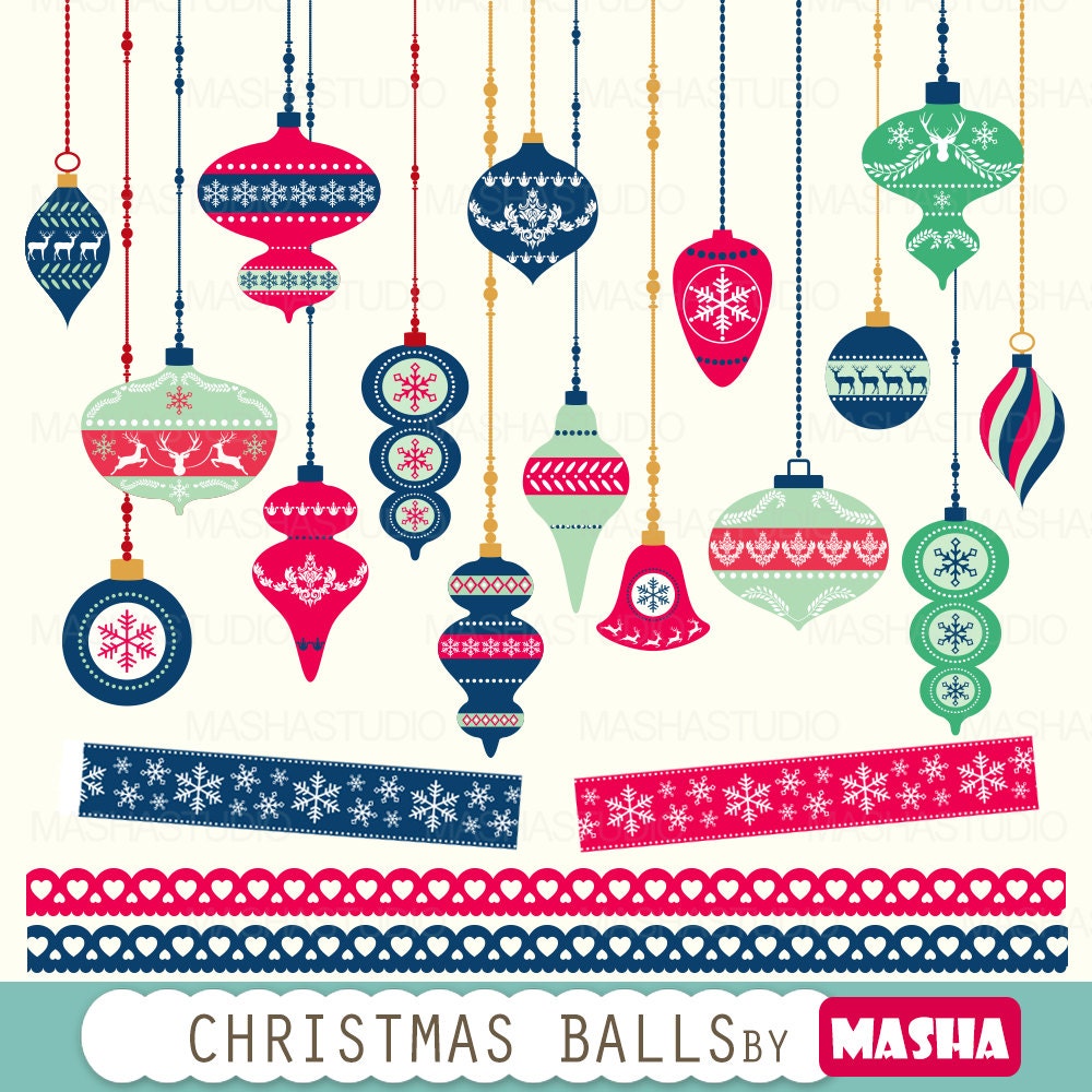 Hanging Christmas Ornament Clip Art